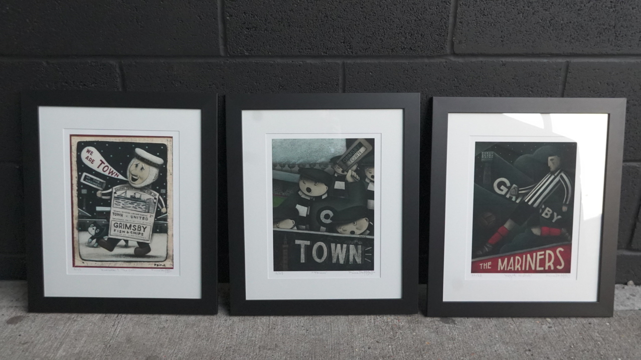 Three new GTFC prints by Paine Proffitt - Grimsby Town Football Club