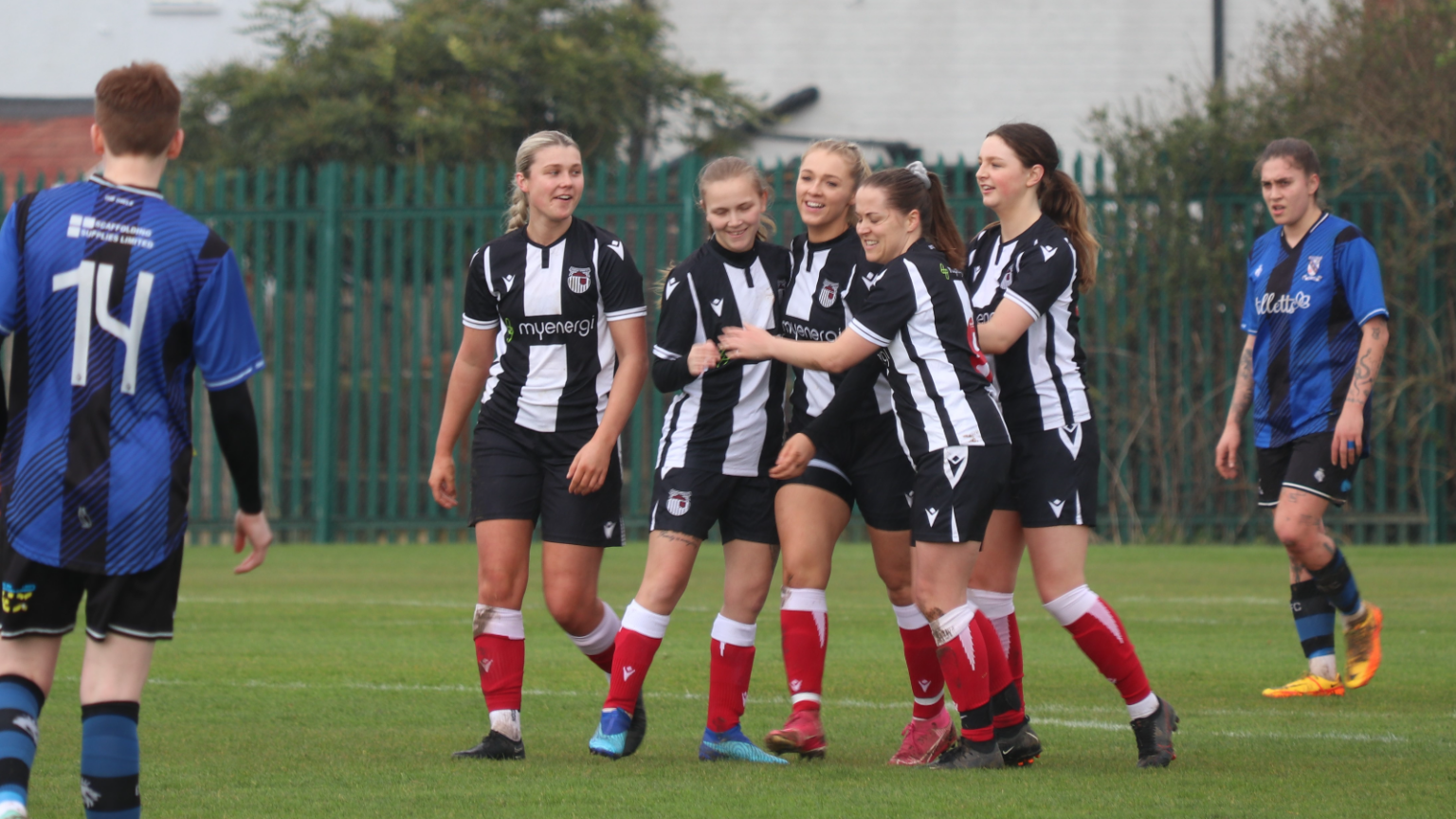 WOMEN'S TEAM IN CUP FINAL ACTION - Grimsby Town Football Club